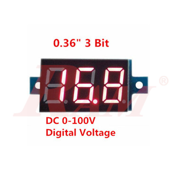 Digital Panel Meter PCB 0 ~ 100Vdc Voltmeter | RAM Electronics website Digital Panel Meter PCB 0 ~ 100Vdc Voltmeter | RAM Electronics website